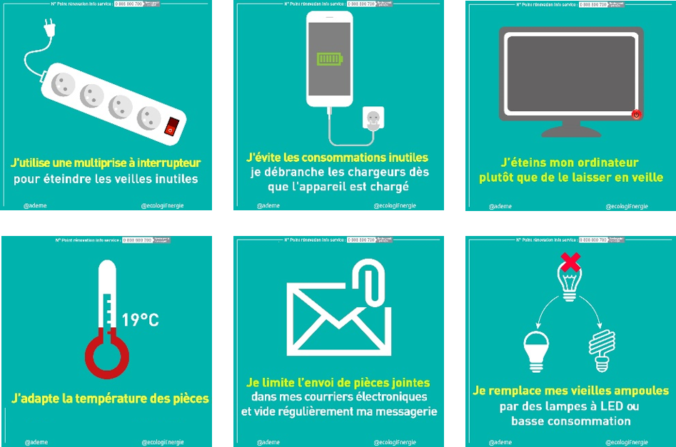 Eco-gestes au bureau, pour économiser l’électricité